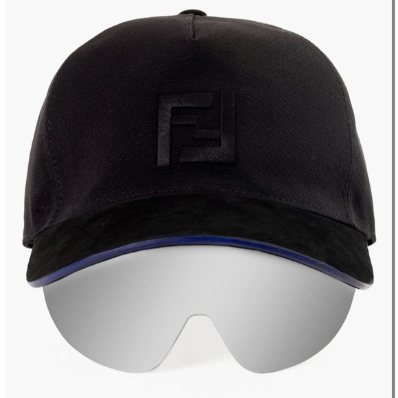 Fendi | Accessories | Fashion Show Fendi Eyecap Baseball Cap With ...